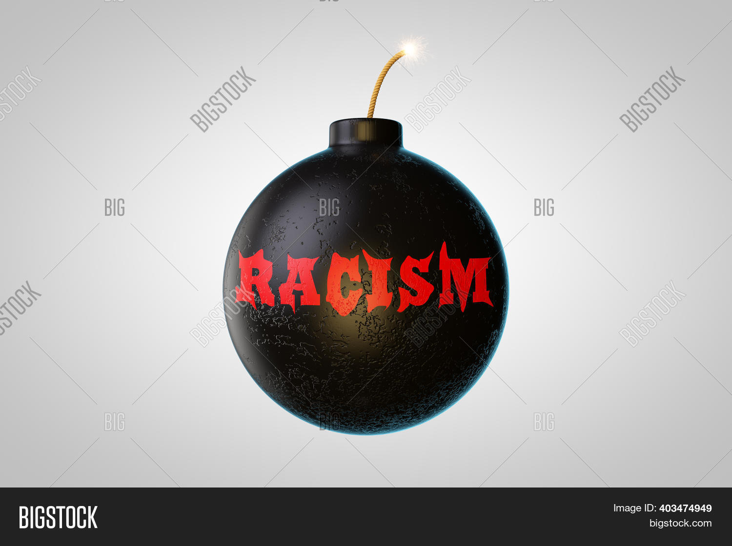 Bomb Label Racism Image & Photo (Free Trial) | Bigstock