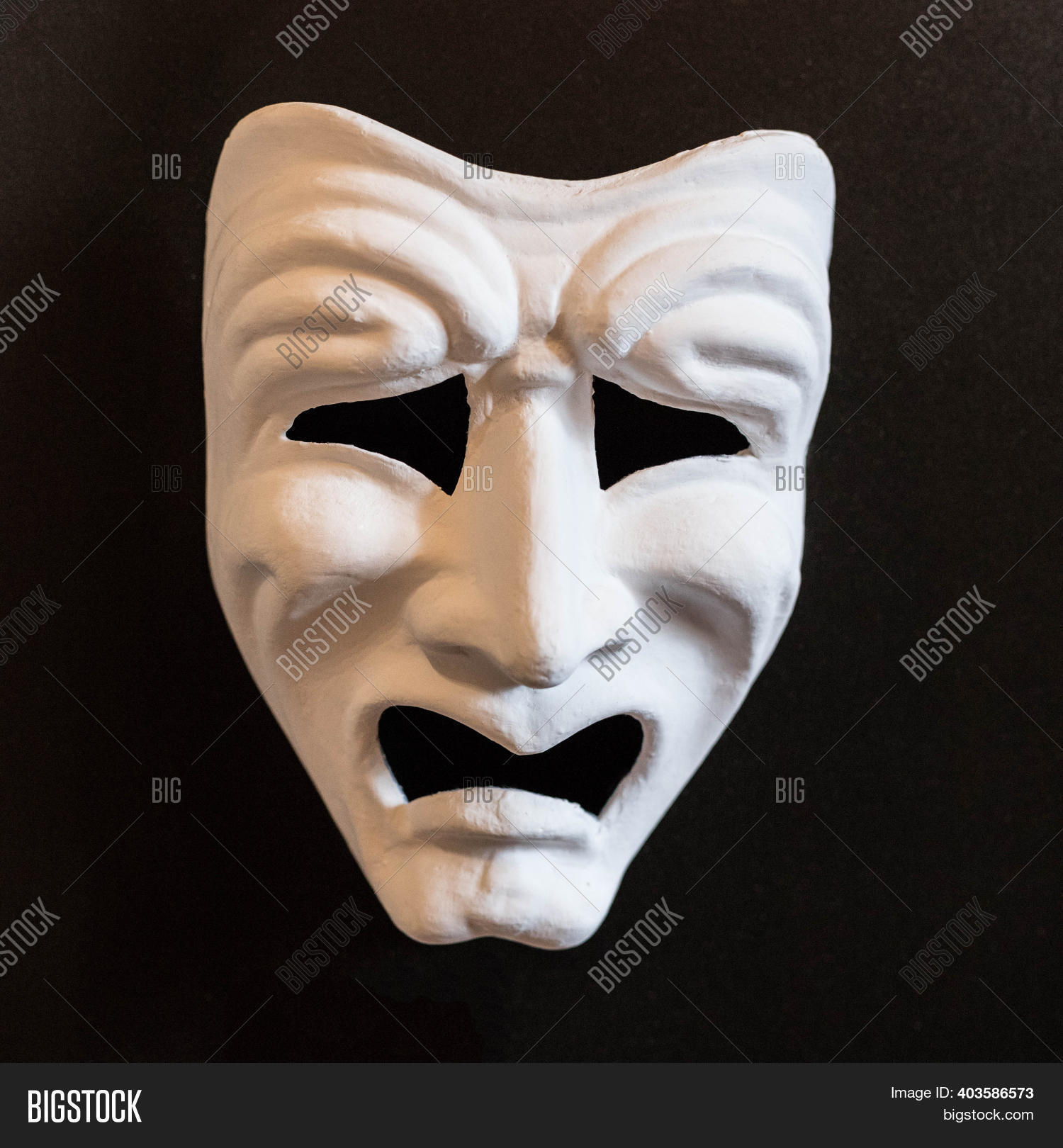 White Theatrical Mask Image & Photo (Free Trial) | Bigstock