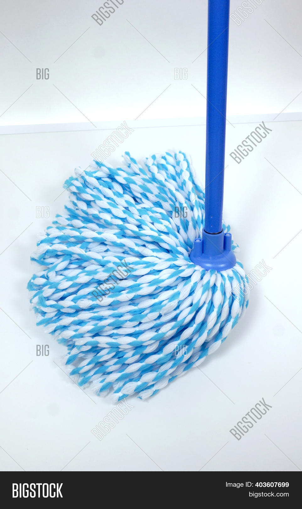 Rope Mop Blue. Image & Photo (Free Trial) | Bigstock
