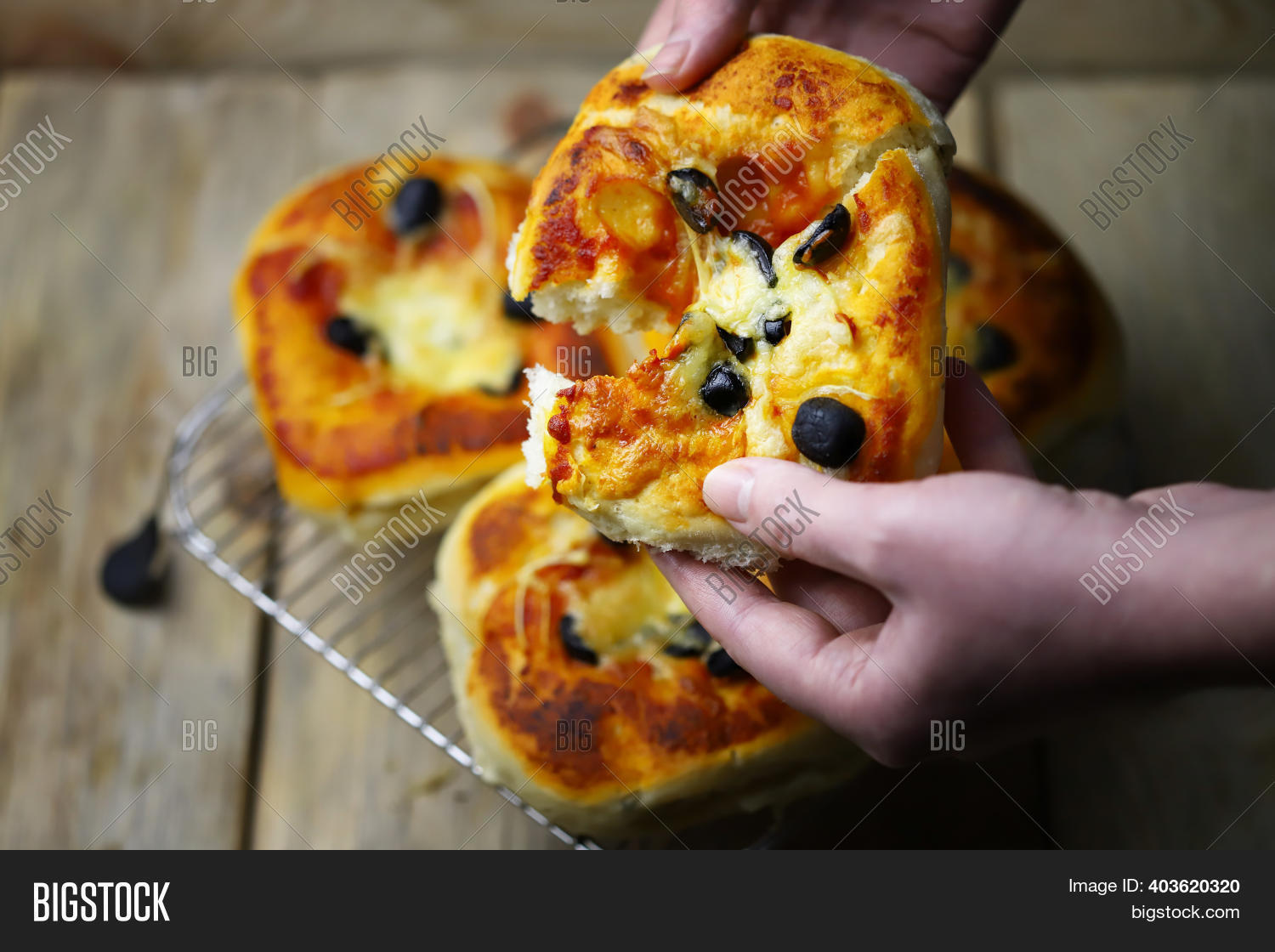 Appetizing Mini Pizzas Image & Photo (Free Trial) | Bigstock