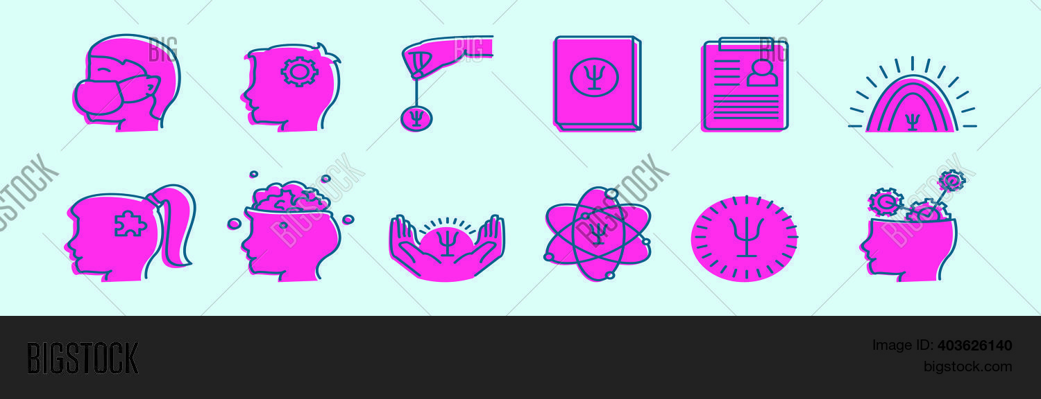 Set Psychologist Vector & Photo (Free Trial) | Bigstock