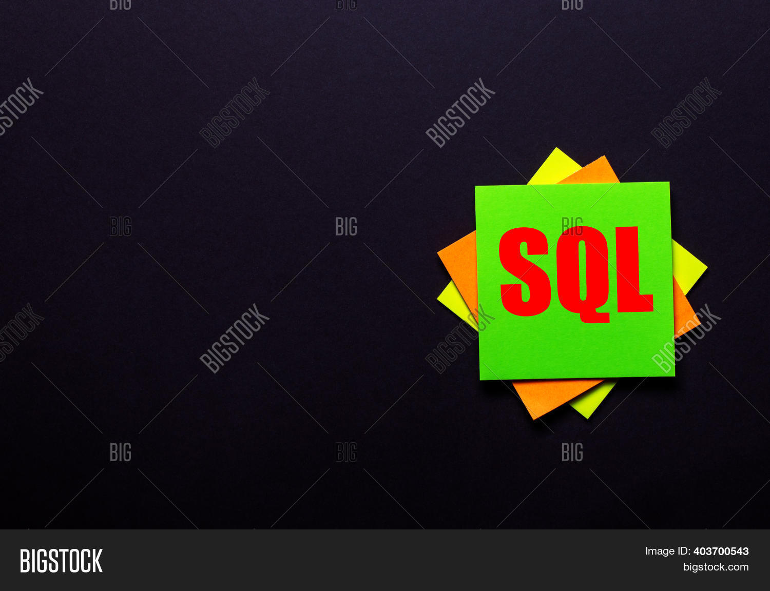 Sql On Bright Sticker Image & Photo (Free Trial) | Bigstock