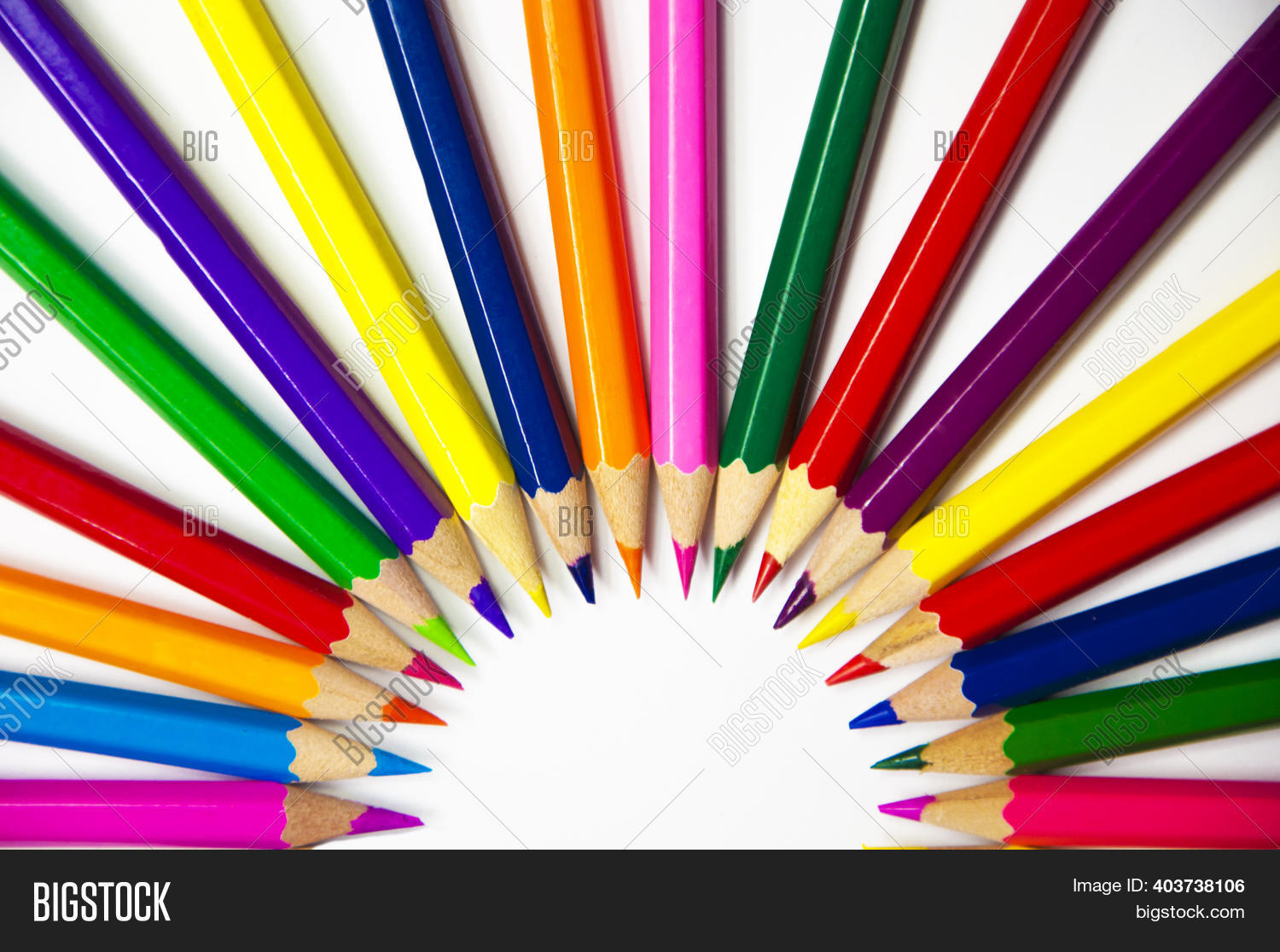 Semi-sircle Colored Image & Photo (Free Trial) | Bigstock