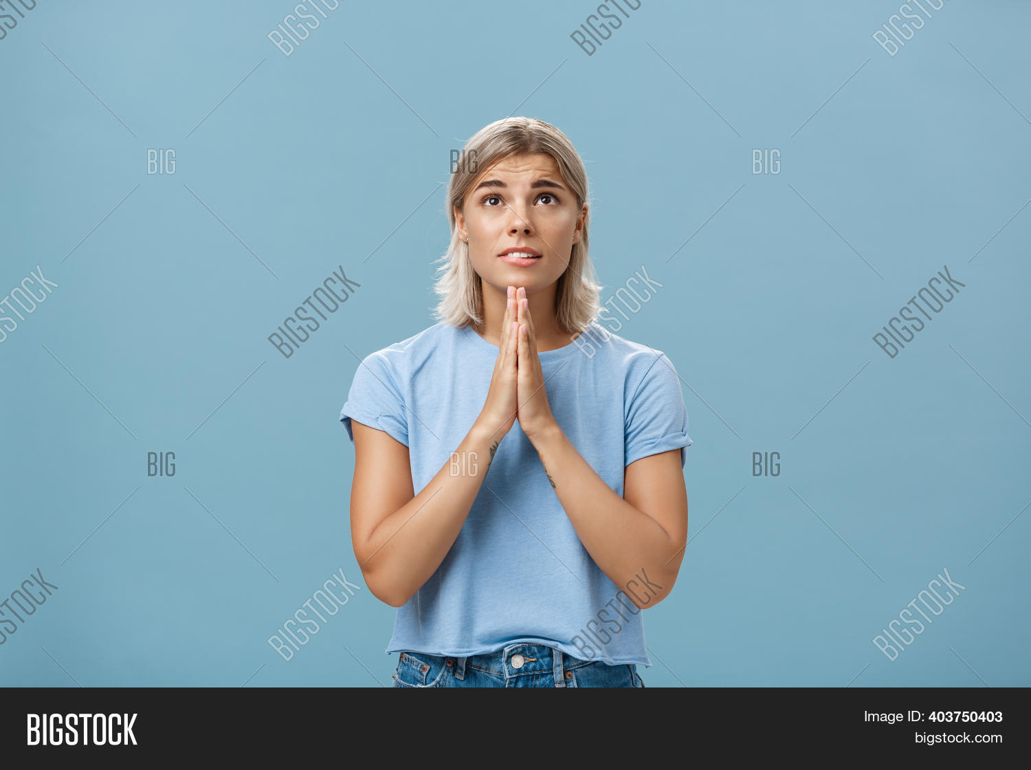 Studio Shot Hopeful Image & Photo (Free Trial) | Bigstock