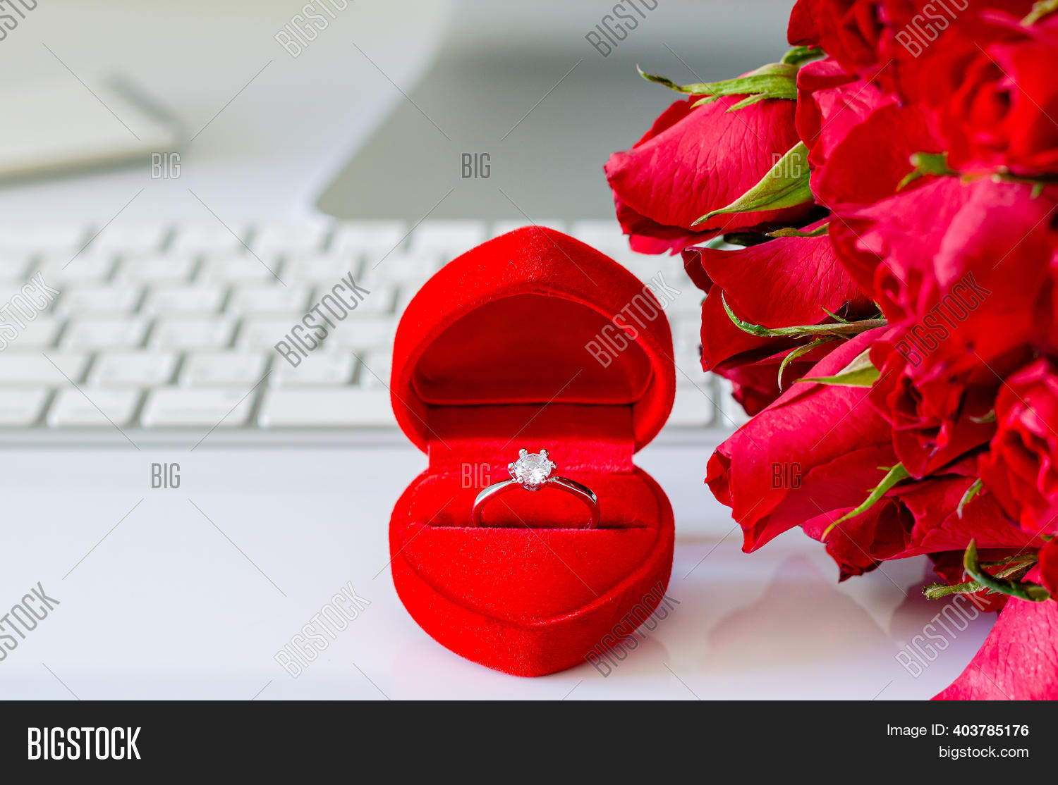 Gift Box Diamond Ring Image & Photo (Free Trial) | Bigstock