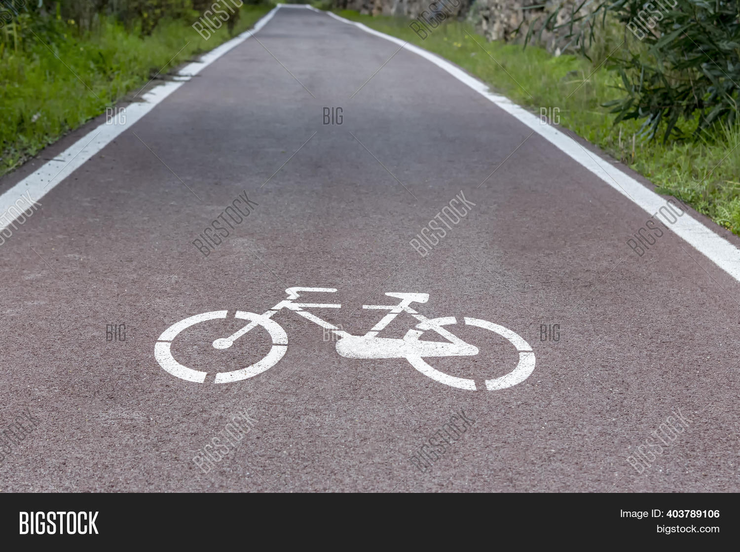 Cycle Path Road Signs Image & Photo (Free Trial) | Bigstock