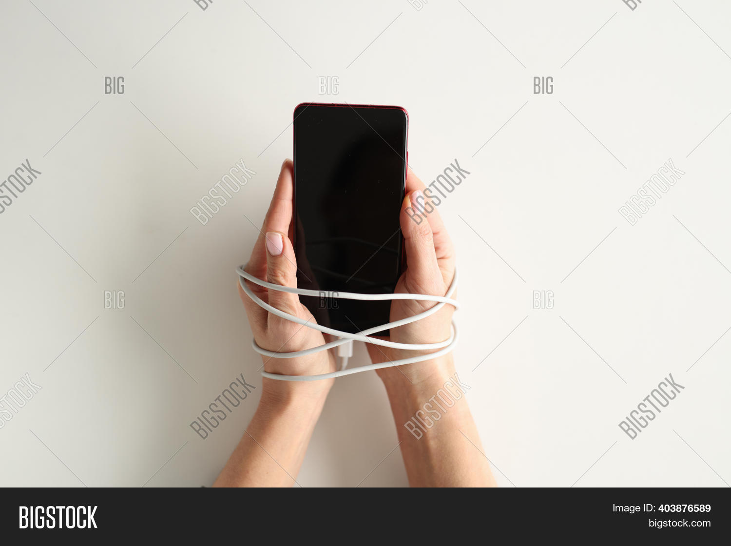 Hands Tied Wire Hold Image & Photo (Free Trial) | Bigstock