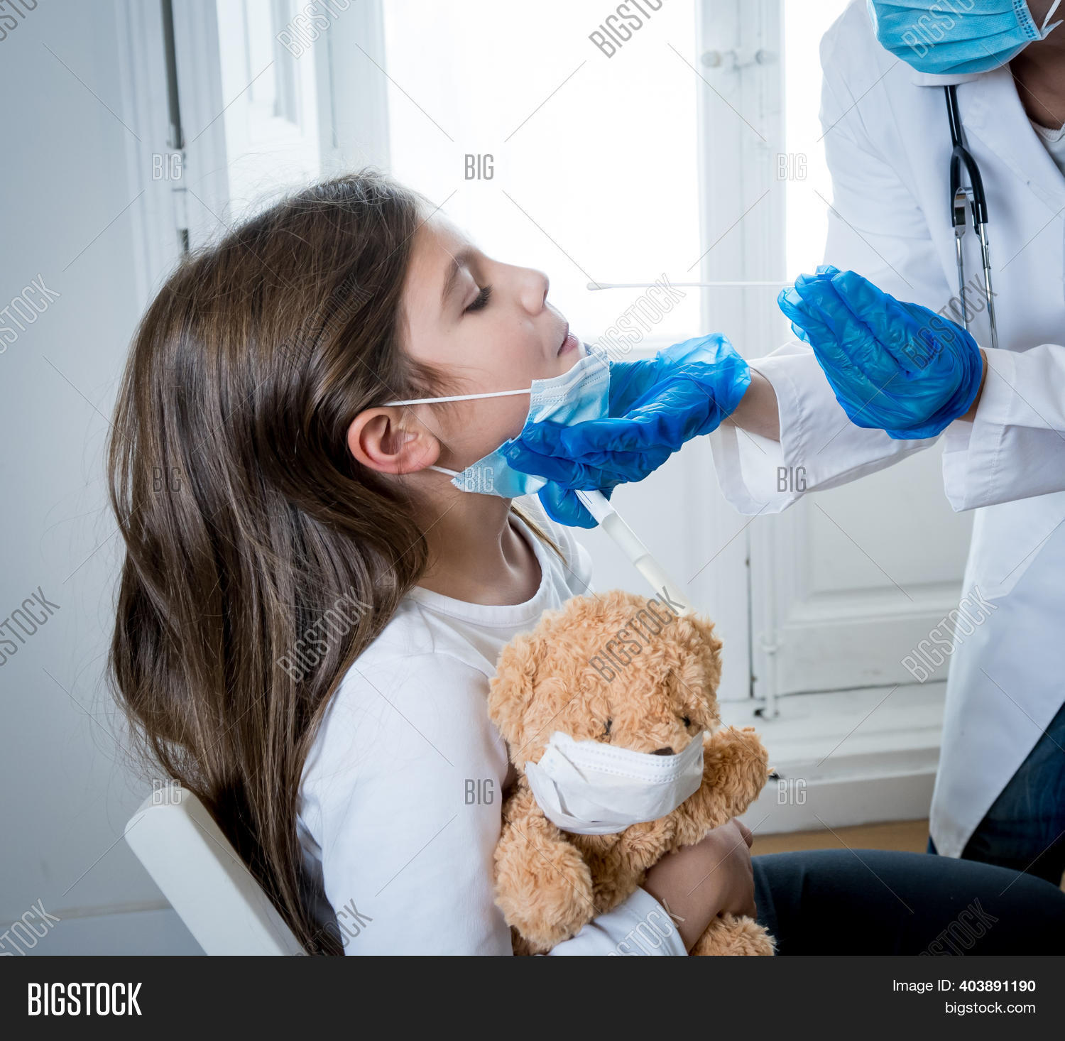 Doctor Testing Girl Image & Photo (Free Trial) | Bigstock
