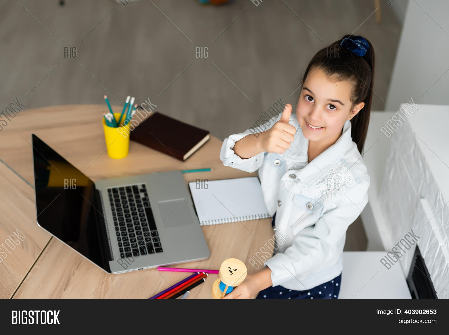 Little Girl Sits Image & Photo (Free Trial) | Bigstock