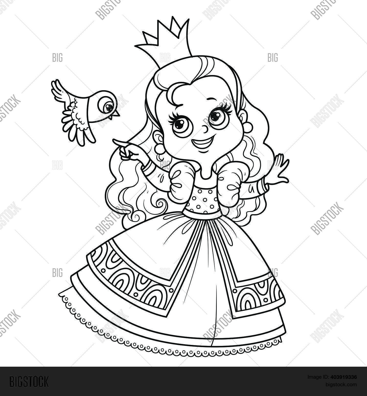 Cute Princess Ball Vector & Photo (Free Trial) | Bigstock