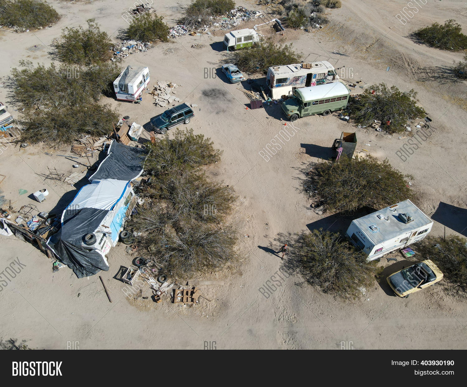 Aerial View Slab City Image & Photo (Free Trial) | Bigstock
