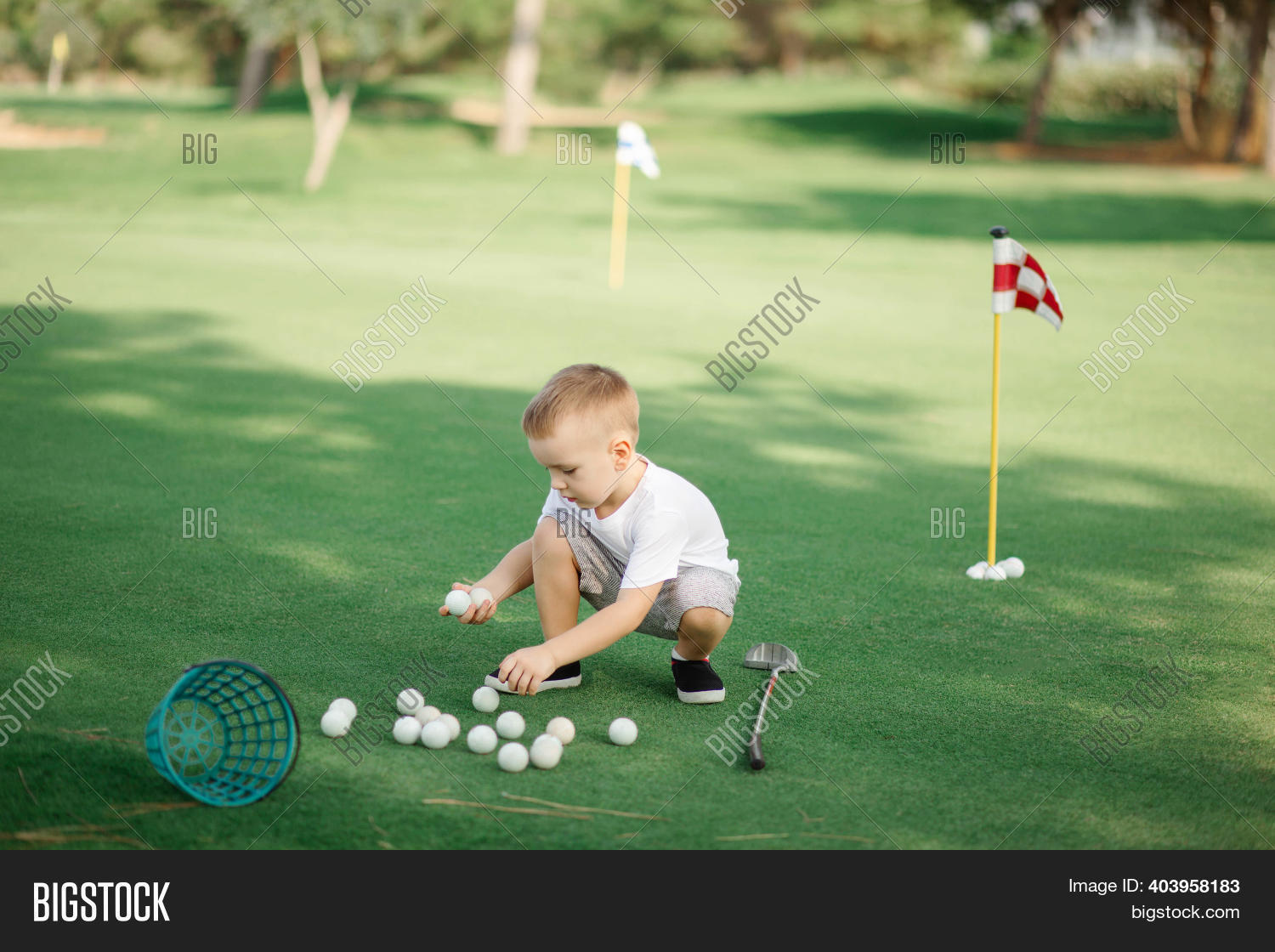 Little Boy Golfer His Image & Photo (Free Trial) | Bigstock