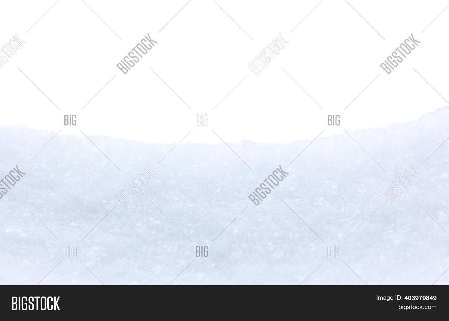 Natural Snow Isolated Image & Photo (Free Trial) | Bigstock
