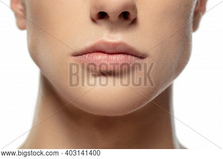Lips. Close Face Young Image & Photo (Free Trial) | Bigstock