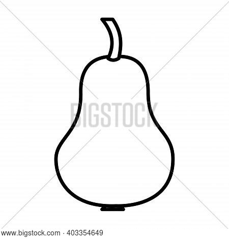 Outline Pear Isolated Vector & Photo (Free Trial) | Bigstock