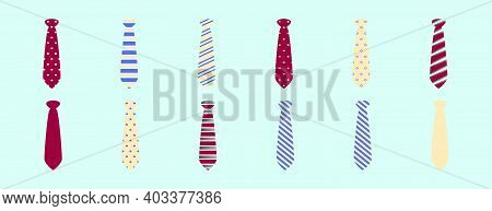 Set Cravat Cartoon Vector & Photo (Free Trial) | Bigstock