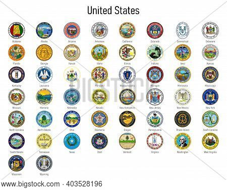 Coat Arms States Vector & Photo (Free Trial) | Bigstock