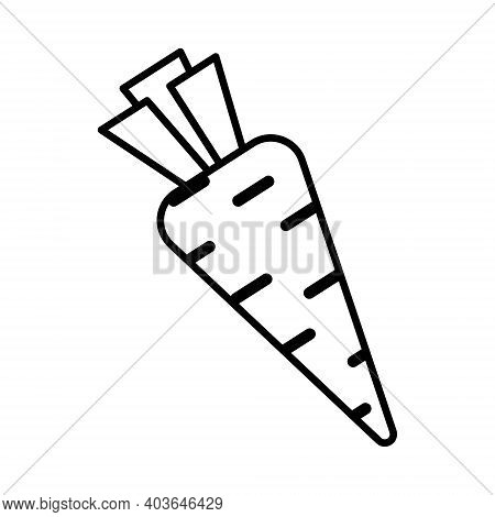 Outline Carrot Vector & Photo (Free Trial) | Bigstock