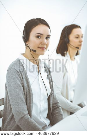 Call Center. Casual Image & Photo (Free Trial) | Bigstock