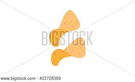 Potato Chips Icon. Vector & Photo (Free Trial) | Bigstock