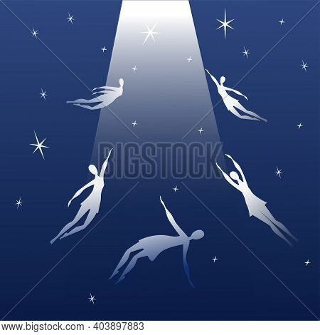 Souls Fly Heaven. Vector & Photo (Free Trial) | Bigstock