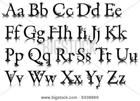 Old Font Vector & Photo (Free Trial) | Bigstock