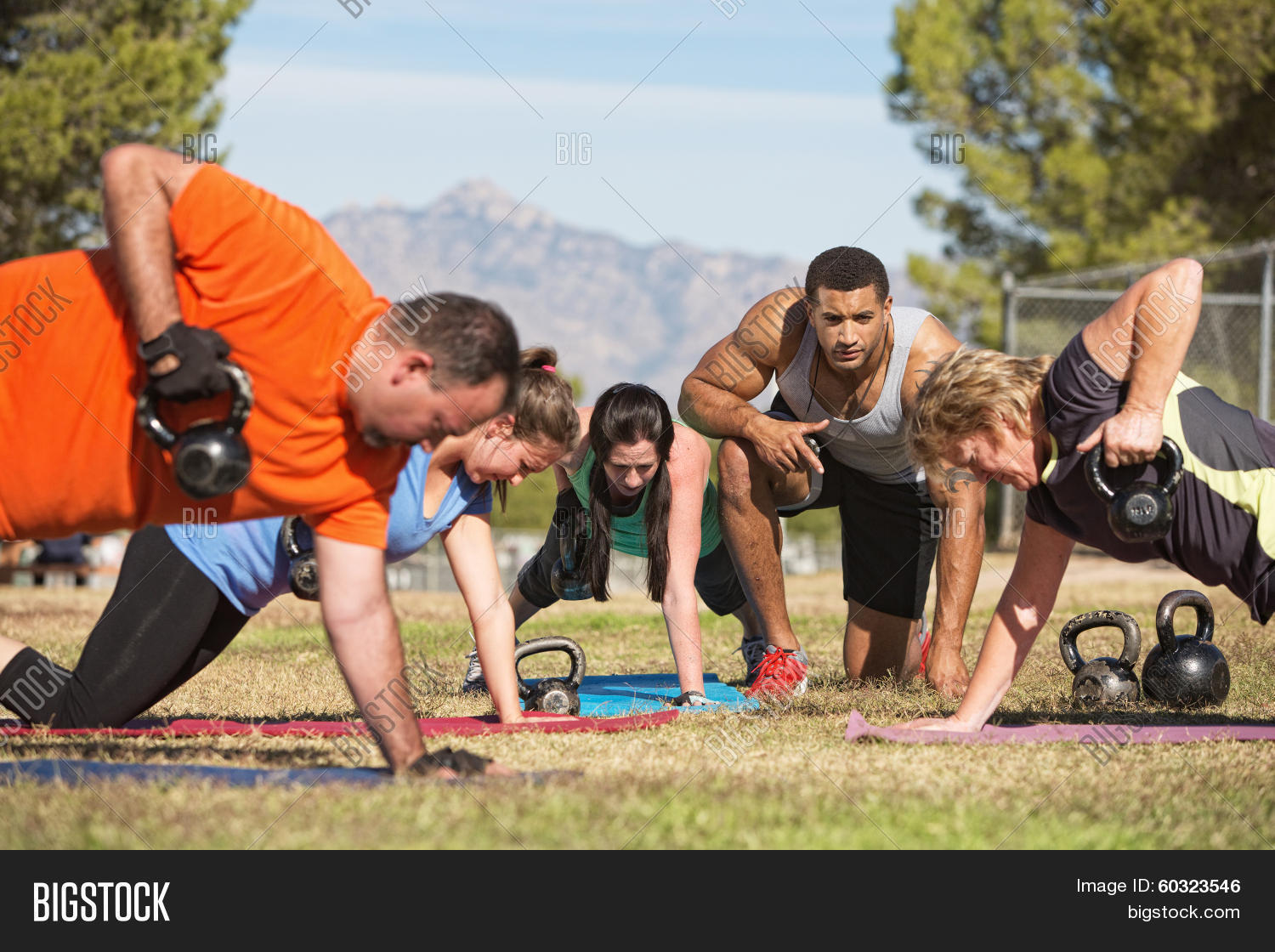 Adults Exercising Image & Photo (Free Trial) | Bigstock