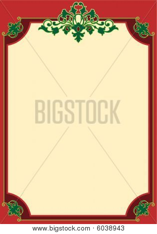 Christmas Scroll Vector & Photo (Free Trial) | Bigstock