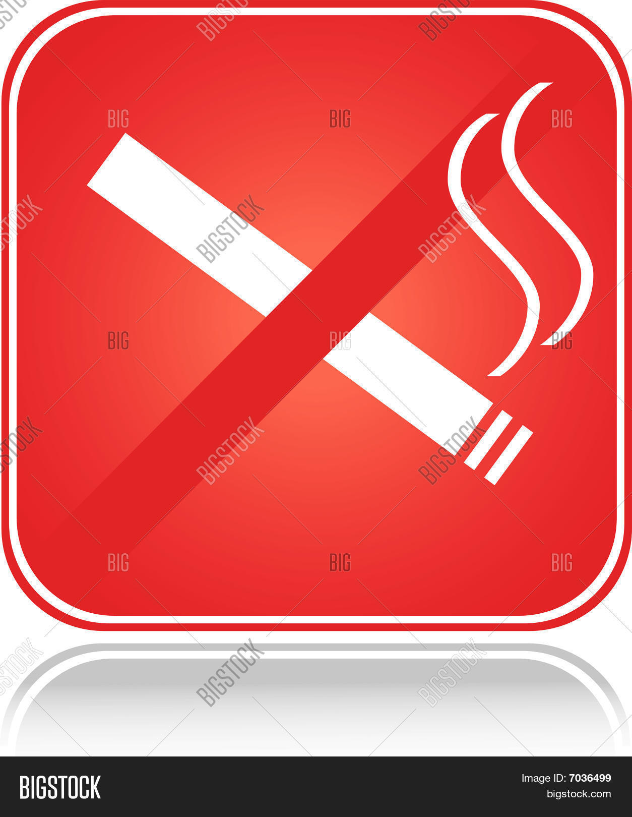 Red Square Sign No Vector & Photo (Free Trial) | Bigstock