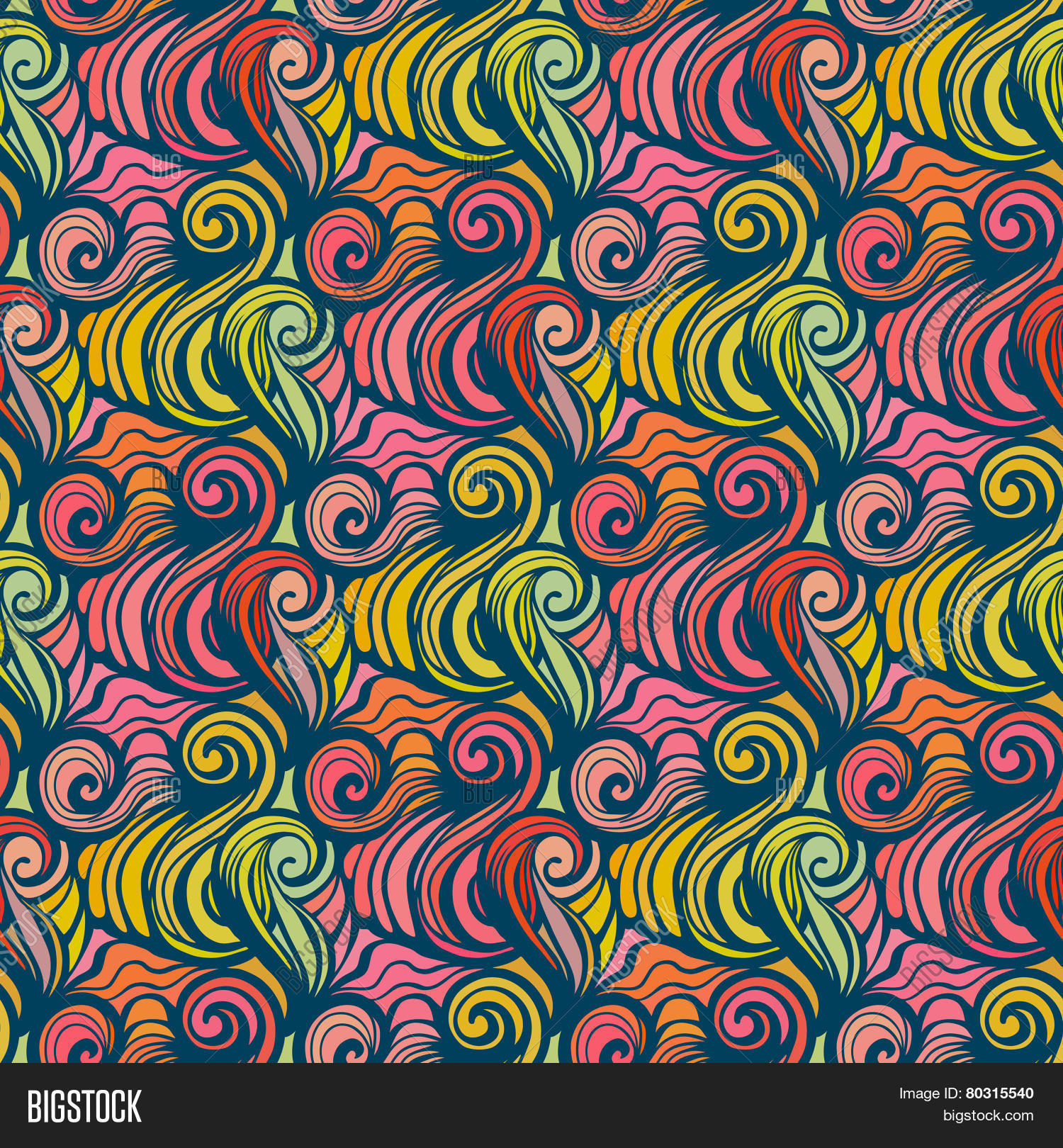 Seamless Wave Pattern Image & Photo (Free Trial) | Bigstock