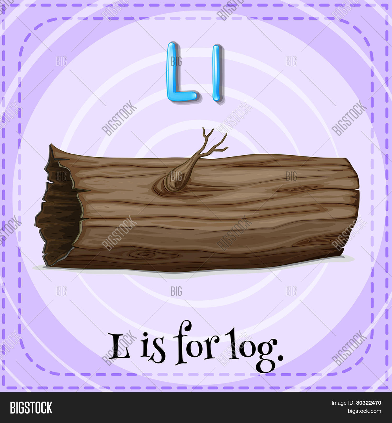 Letter L Log Vector & Photo (Free Trial) | Bigstock