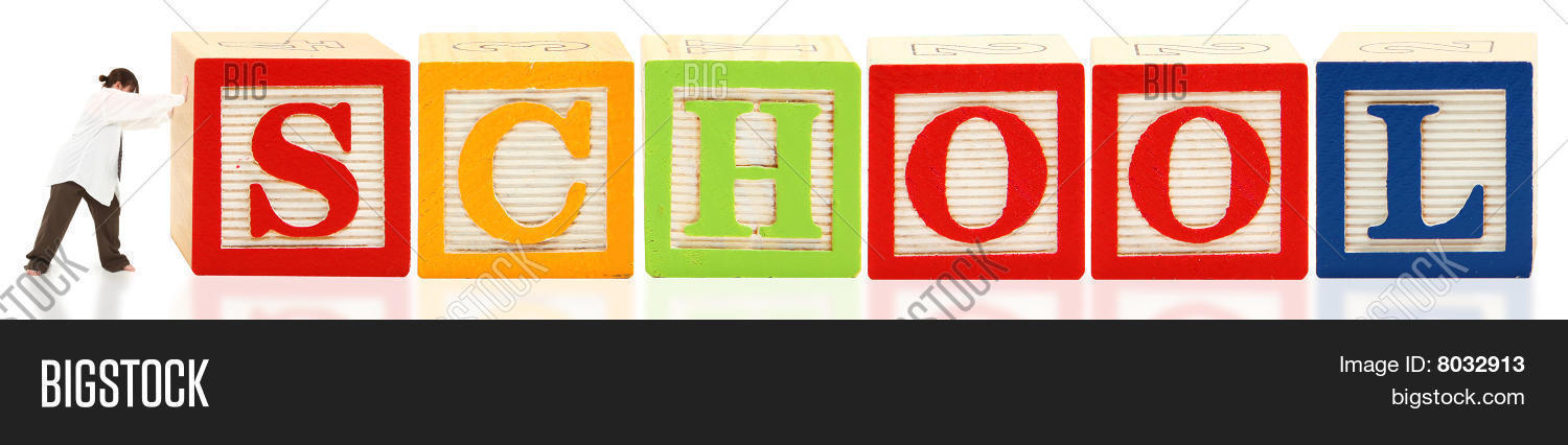 Alphabet Blocks School Image & Photo (Free Trial) | Bigstock