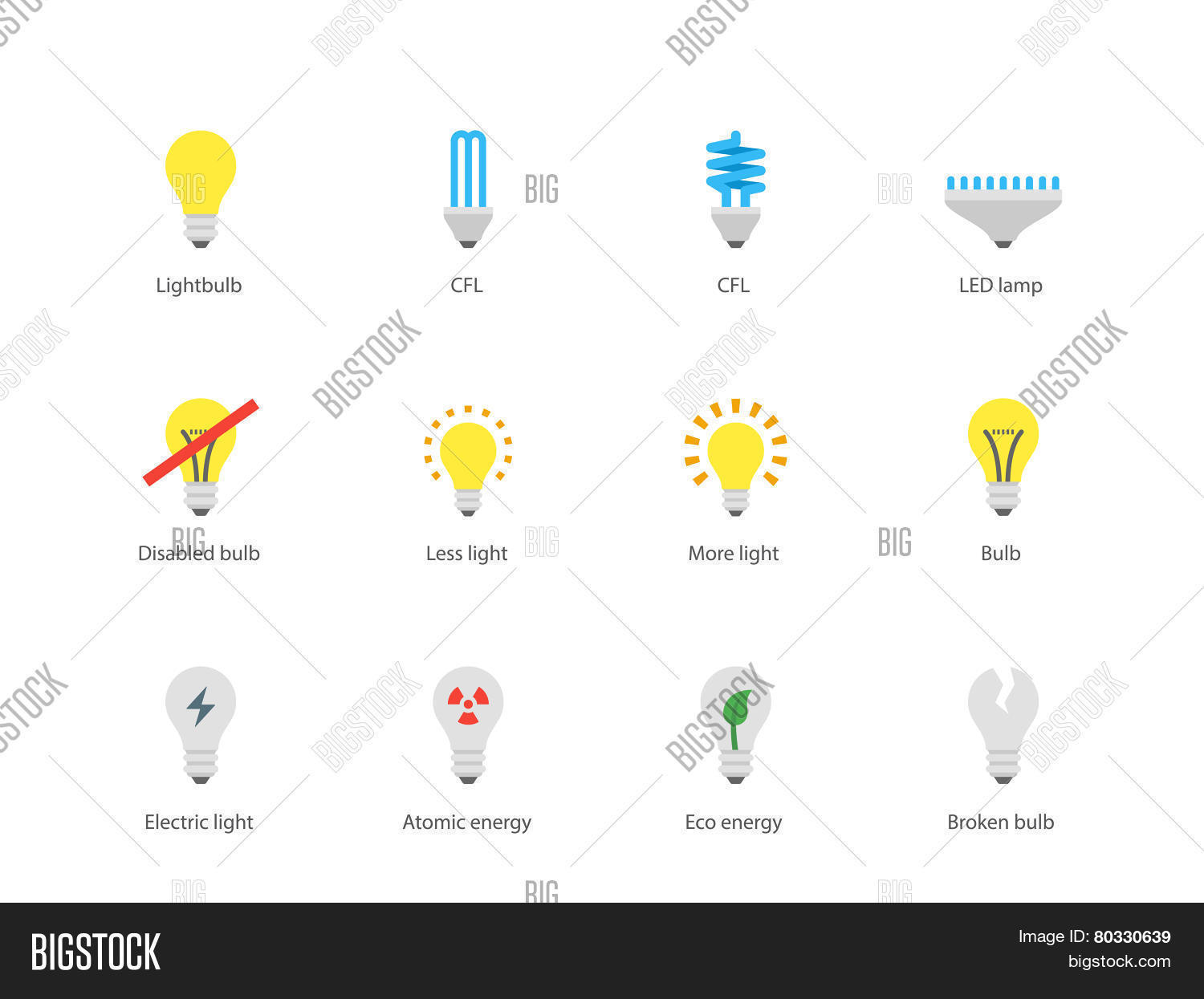 Light Bulb CFL Lamp Vector & Photo (Free Trial) | Bigstock