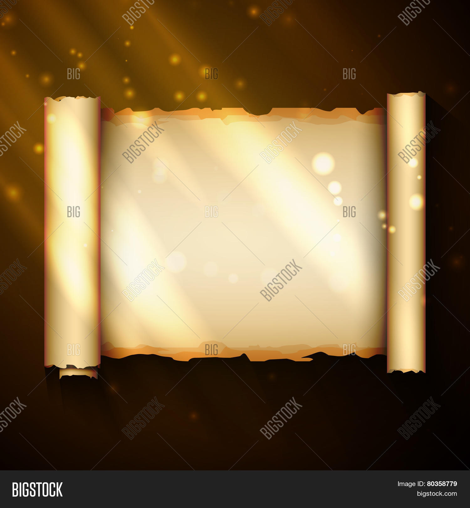 Magic Scroll Vector & Photo (Free Trial) | Bigstock