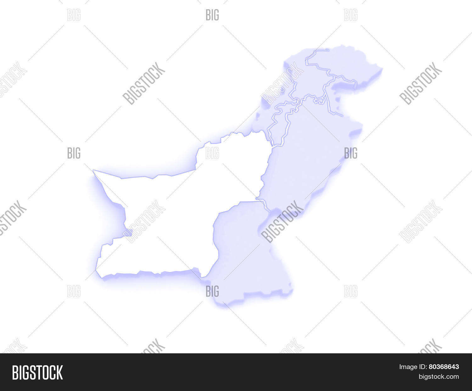 Map Balochistan. Image & Photo (Free Trial) | Bigstock