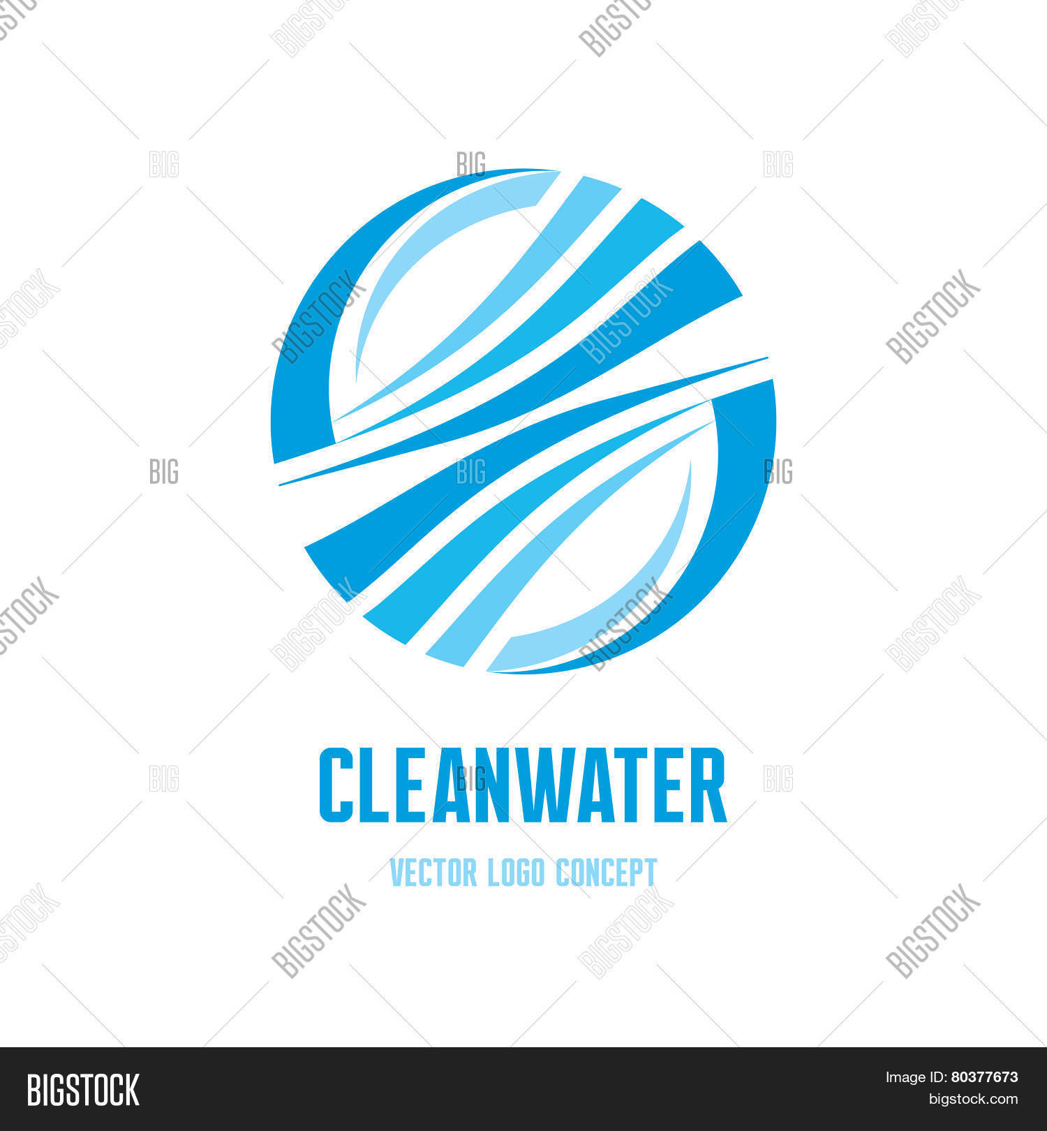 Clean Water Logo Vector & Photo (Free Trial) | Bigstock