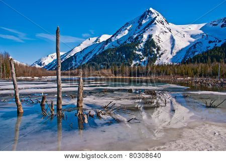 Partially Frozen Lake Image & Photo (Free Trial) | Bigstock