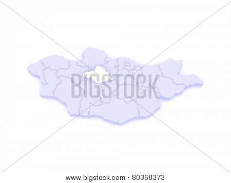 Map Arhangai . Image & Photo (Free Trial) | Bigstock