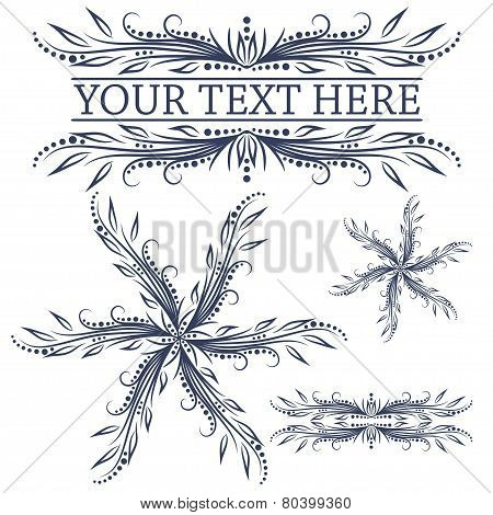 Vector Set Vintage Vector & Photo (Free Trial) | Bigstock