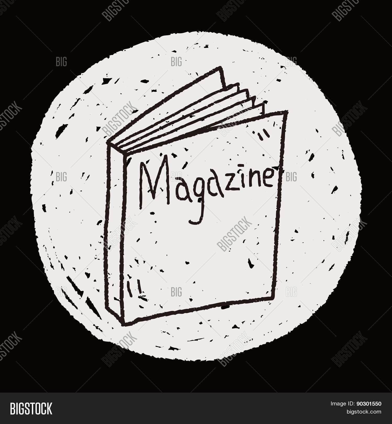 Magazine Doodle Vector & Photo (Free Trial) | Bigstock