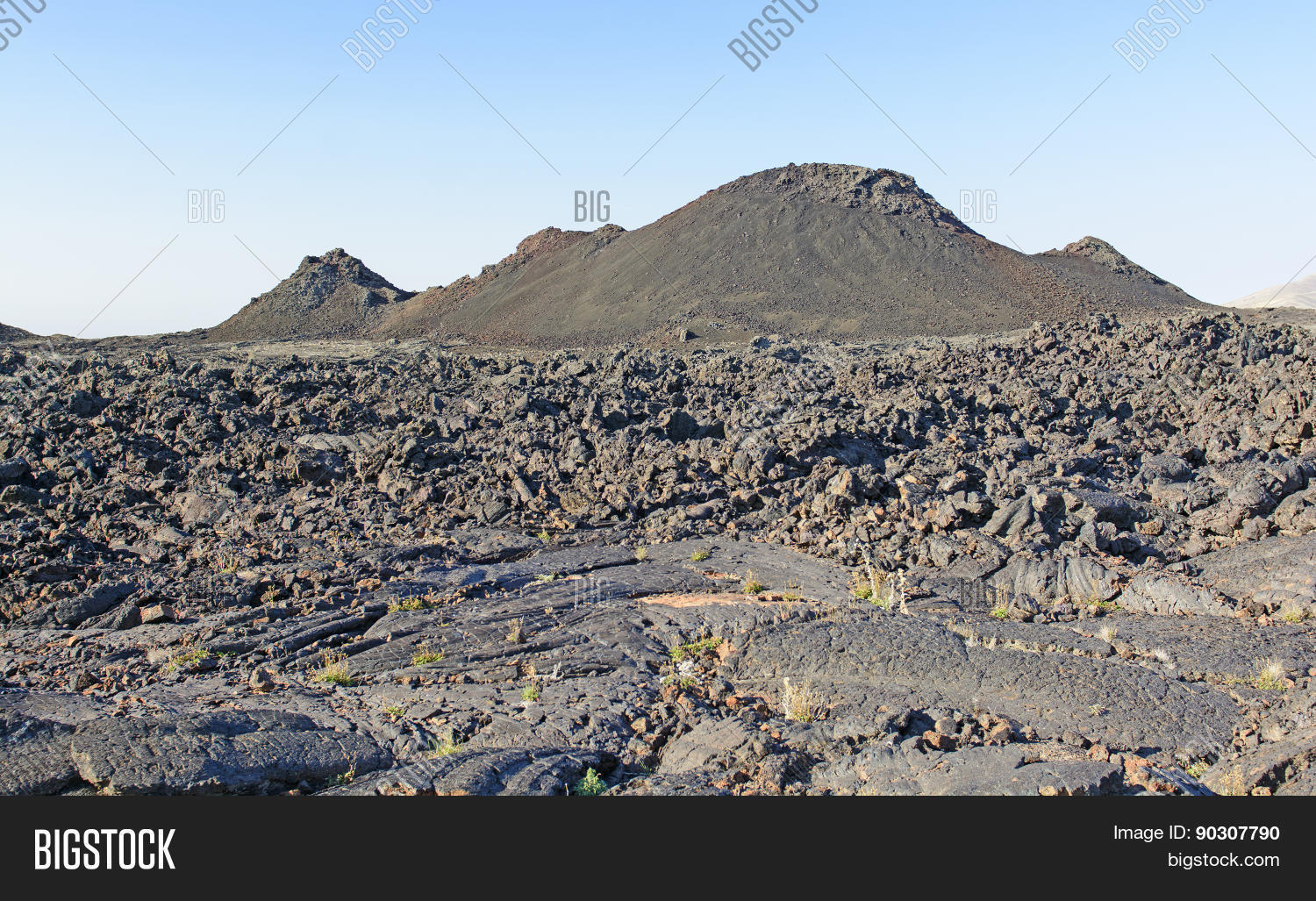 Volcanic Landscape On Image & Photo (Free Trial) | Bigstock