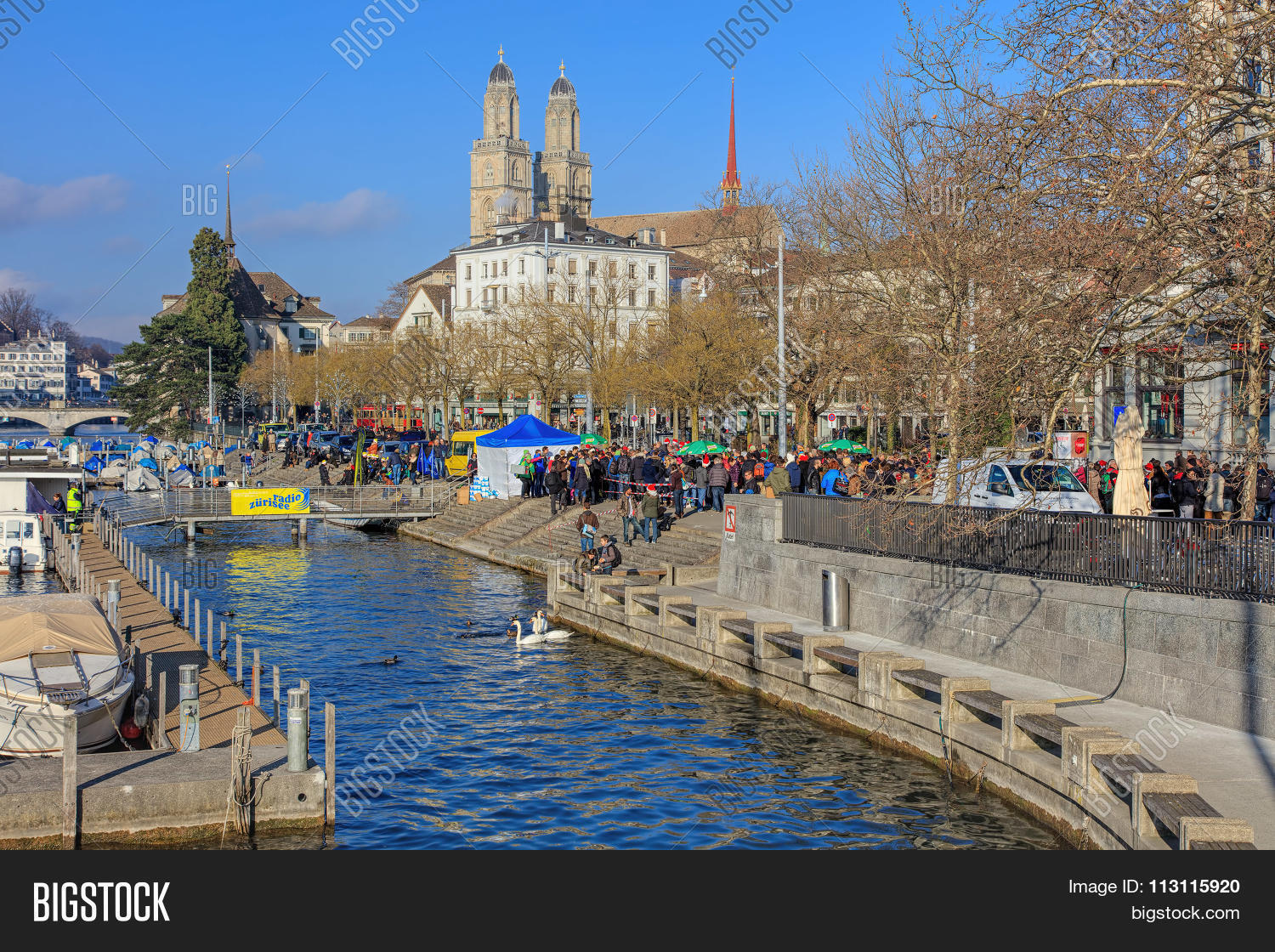 Limmatquai Quay Just Image & Photo (Free Trial) | Bigstock