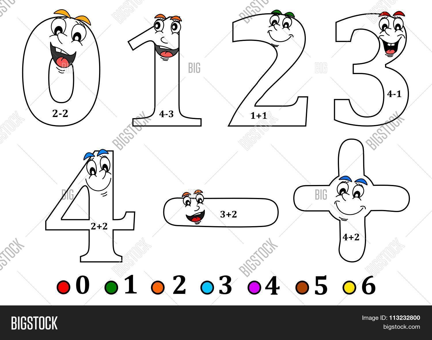 Smiling Numbers Vector & Photo (Free Trial) | Bigstock
