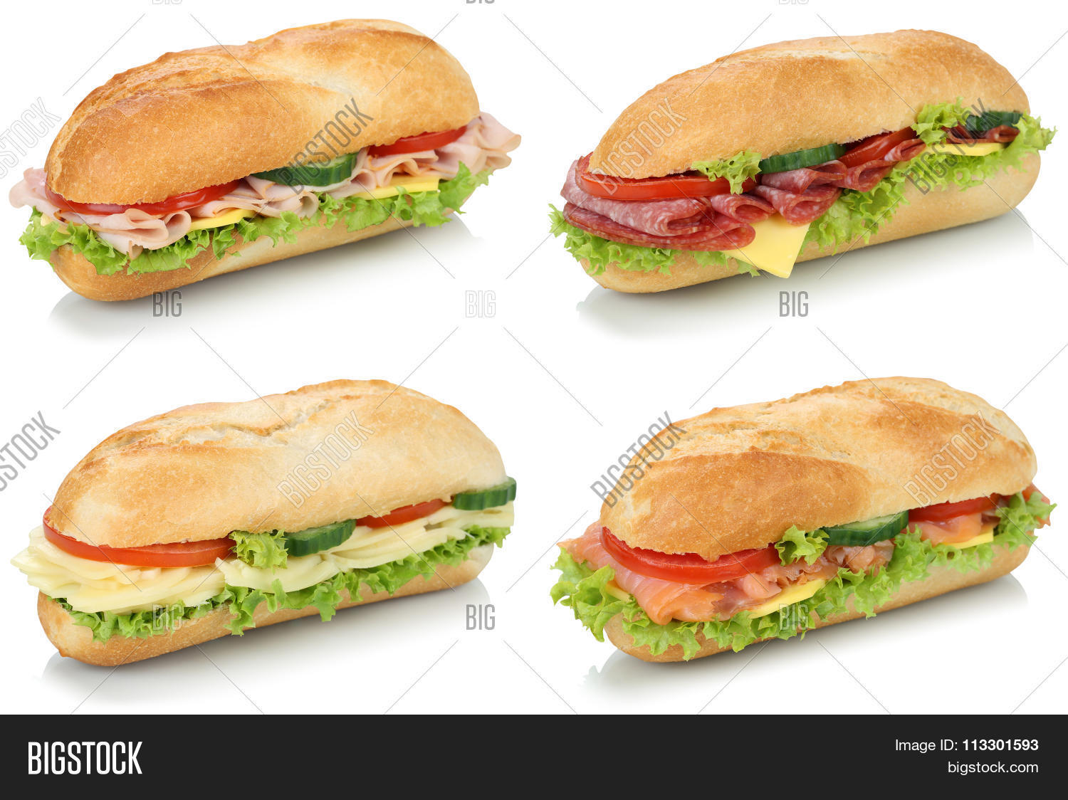 Collection Sub Deli Image & Photo (Free Trial) | Bigstock