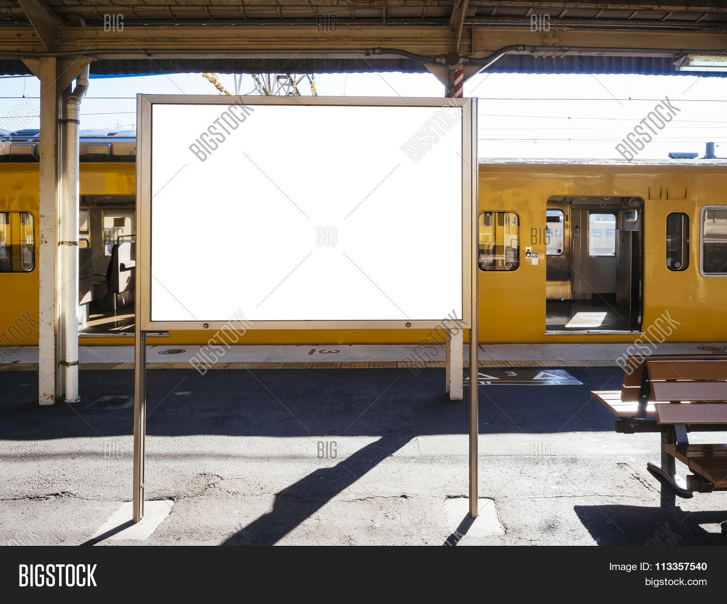 Blank Board Template Image & Photo (Free Trial) | Bigstock
