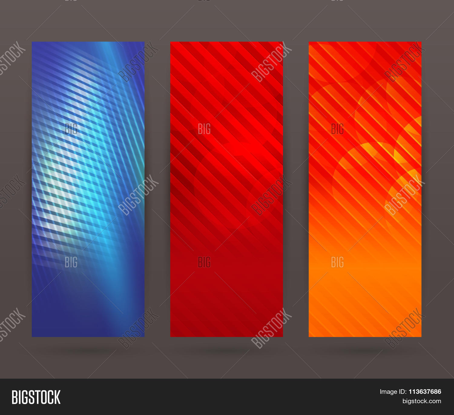 Set Vertical Banner Vector & Photo (Free Trial) | Bigstock