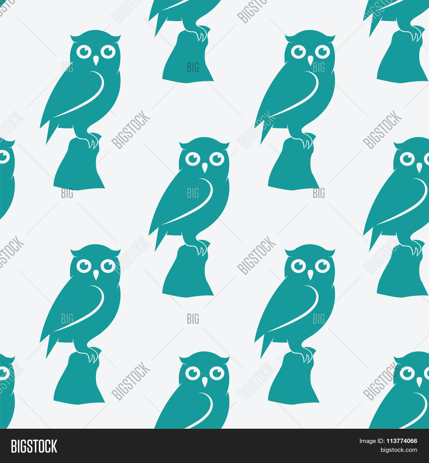 Owl Vector Art Vector & Photo (Free Trial) | Bigstock