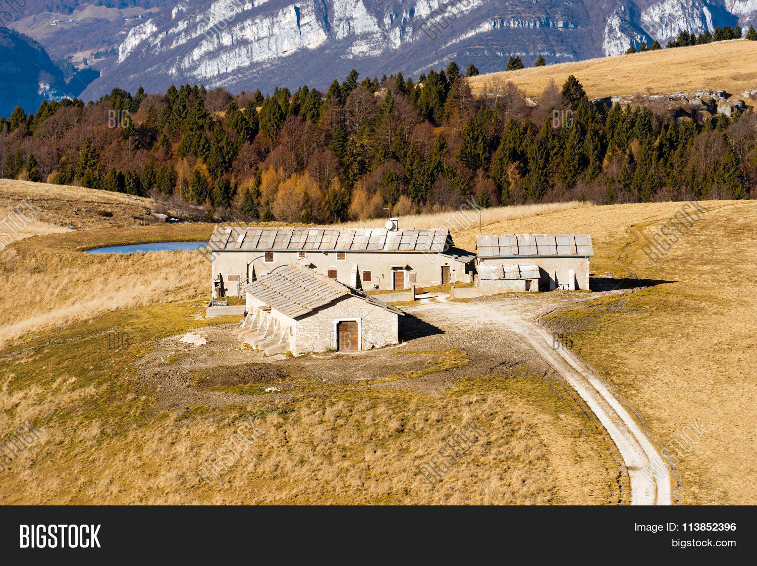 Farm Houses - Lessinia Image & Photo (Free Trial) | Bigstock