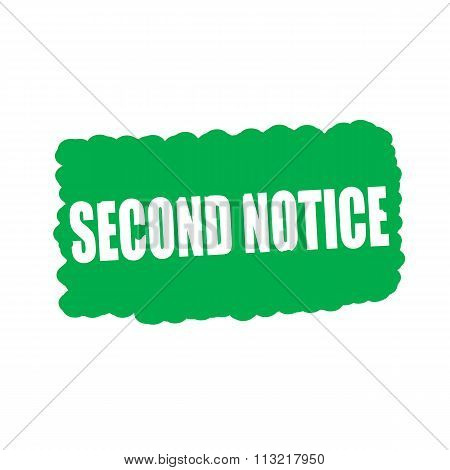 Second Notice White Image & Photo (Free Trial) | Bigstock