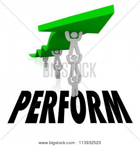 Perform Word Under Image & Photo (Free Trial) | Bigstock